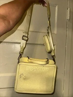 Steve Madden | Bags | Steve Madden Pale Yellow Crossbody Bag With ...